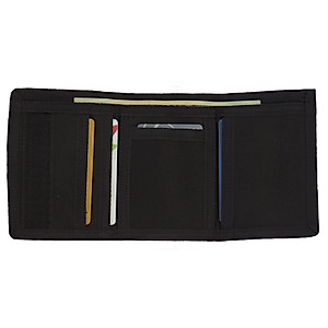 Gone Doggin Australian Cattle Dog #1 Tri-Fold Wallet - Black Nylon Trifold Wallet with ACD Artwork - Australian Cattle Dog Breed Gifts