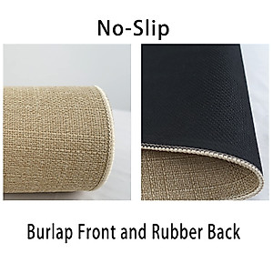 Eikunn Floral Kitchen Rugs and Mats Set of 2, Lavender Tulip Flower Kitchen Rug for Floor, Non-Slip Washable Comfort Standing Kitchen Sink Runner Rug Holiday Kitchen Accessories