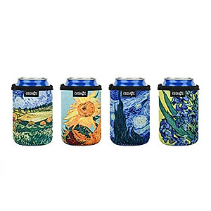 CM Soft Neoprene Standard Beverage Can Sleeves Insulators Regular Standard Can Covers for Standard 12 Fluid Ounce Drink & Beer Cans