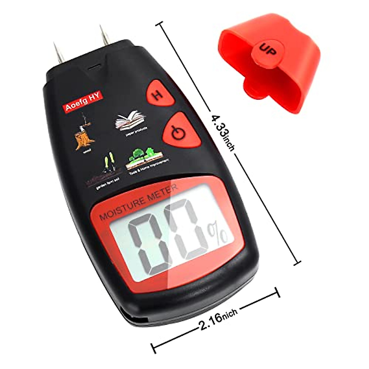 Moisture Meter, Wood Moisture Meter,Moisture Meter for Walls, Moisture Detector，Mold Detector, Soil Moisture Meter, Mold Test Kit for Home,Water Leak Detector