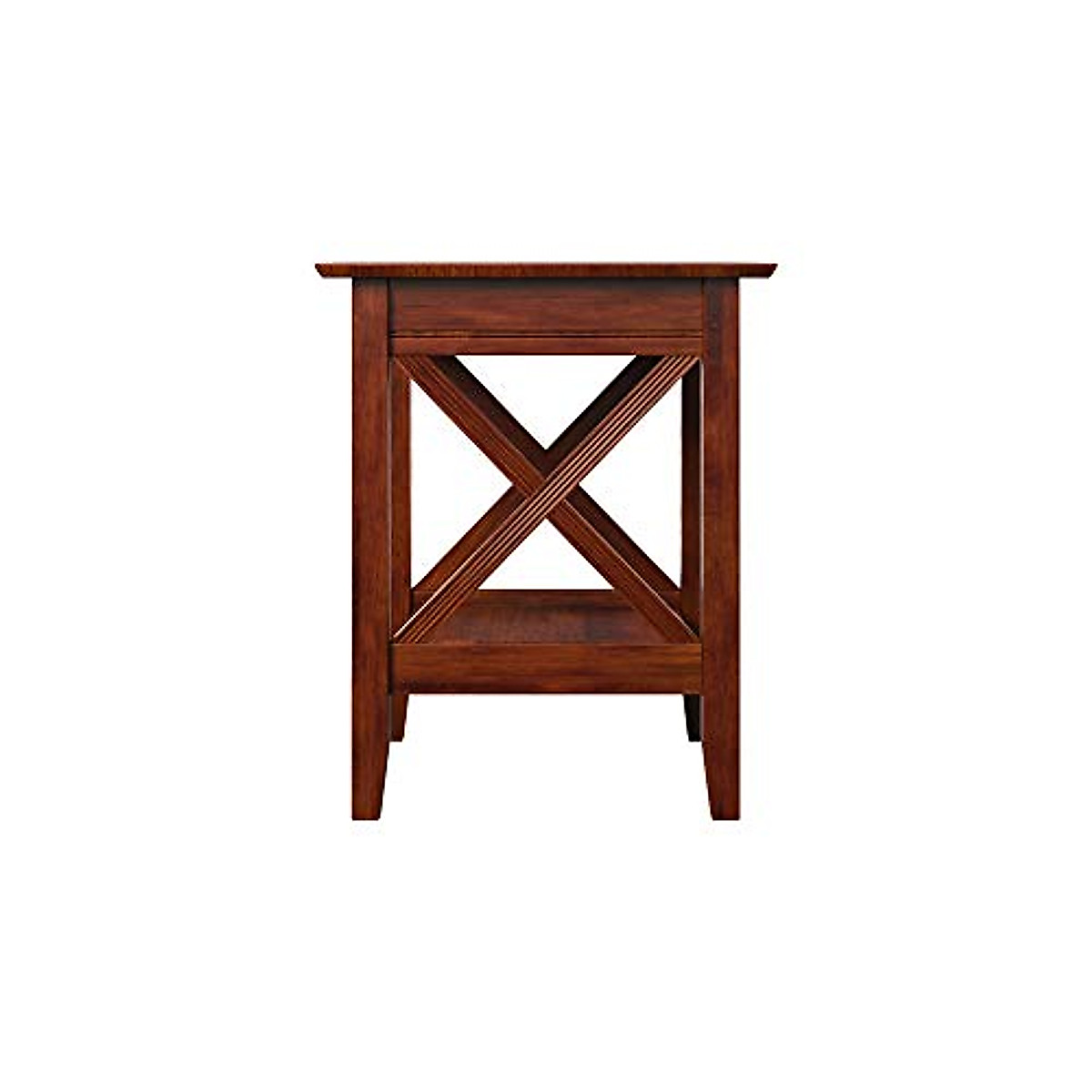 AFI Lexi Printer Stand with Charging Station, Walnut AH10254