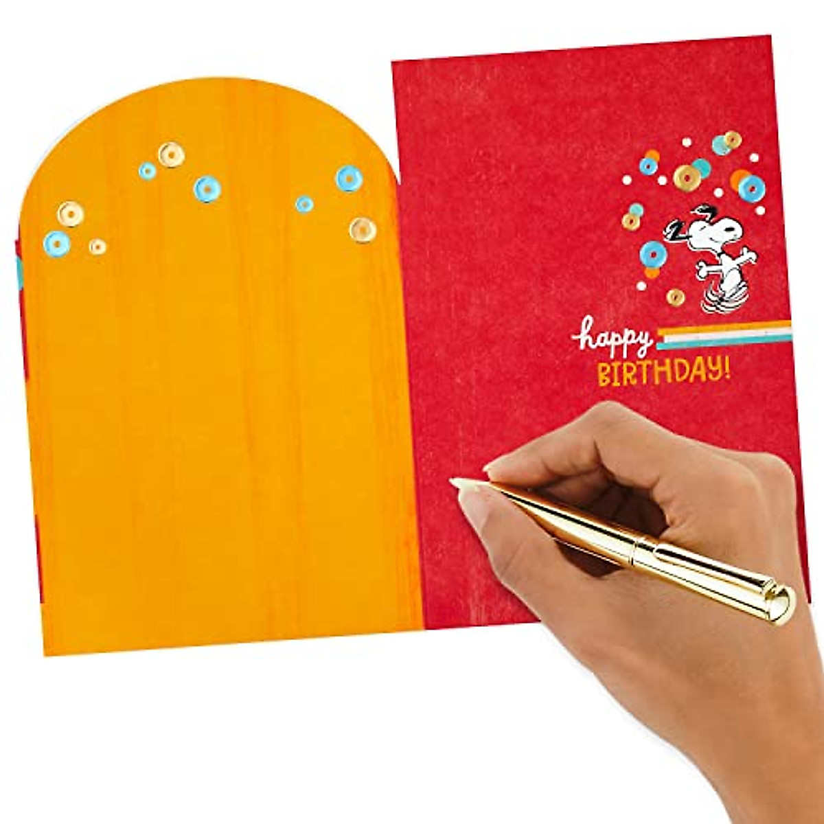 Hallmark Peanuts Birthday Card (Snoopy, Happy Dance)