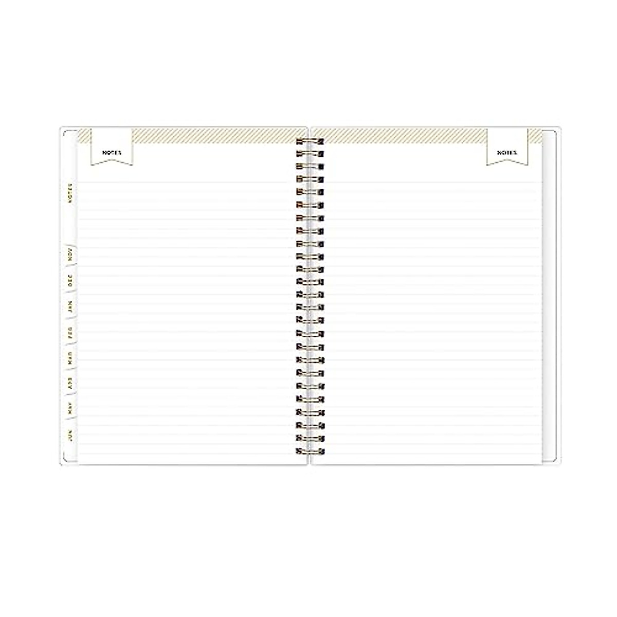 2023-2024 Day Designer Pebble Path Frosted Polypropylene Weekly/Monthly Academic Planning Calendar with Notes, 5-7/8" x 8-5/8", Black, July 2023 to June 2024, 142502
