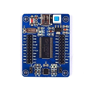 DAOKI USB 2.0 Development Board EZ-USB FX2LP CY7C68013A Core Board Development Board Logic Analyzer with I2C Serial SPI Interface Module Mini USB