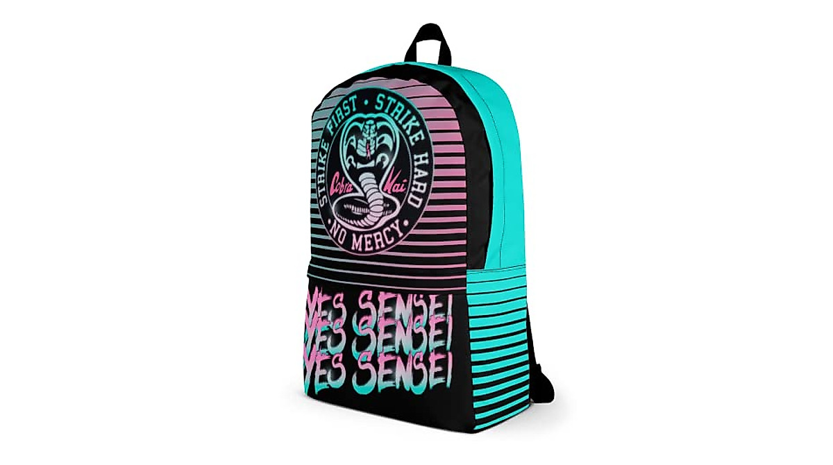 Cobra Kai Yes Sensei Backpack - Officially Licensed Gear