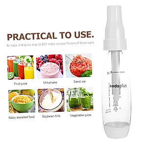 TIDTALEO 1pc sparkling water machine water carbonator DIY tools carbonated drink maker carbonating soda machines for home Beverage Maker Tool chemical machine white food grade bpa household