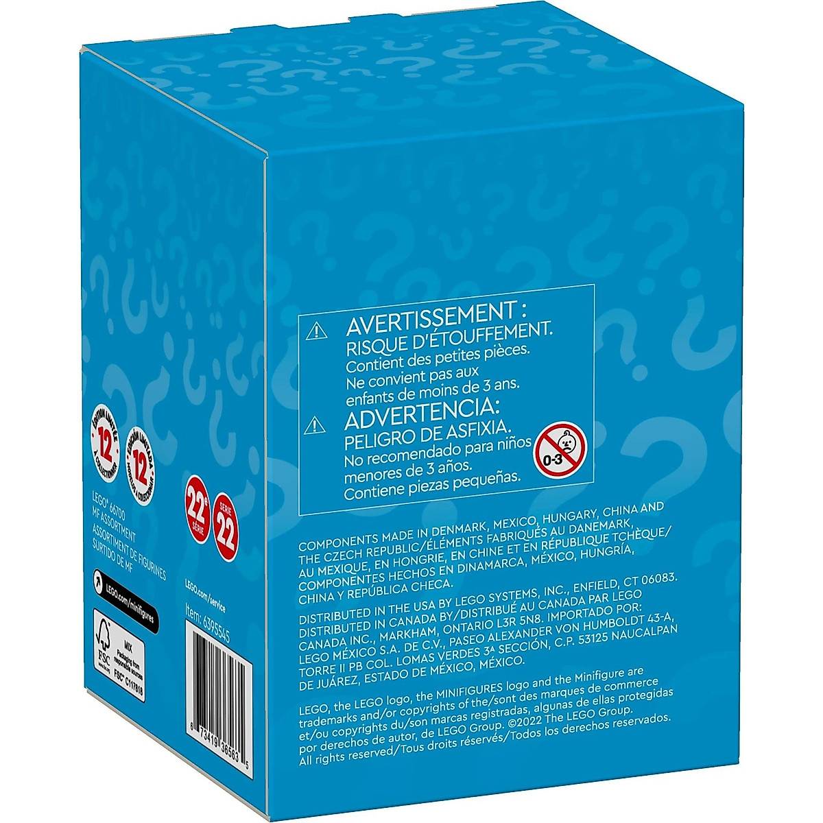 LEGO Minifigures Series 22 66700 Building Kit; Collectible Toys for Creative Fun for Ages 5+ (Pack of 6)