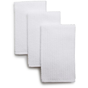 Sur La Table Bar Mop Kitchen Towels, Set of 3, White