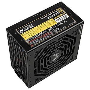 Super Flower Leadex III Gold 550W 80+ Gold, ECO Fanless & Silent Mode, Full Modular Power Supply, Fluid Dynamic Bearing Fan,10 Year Warranty,SF-550F14HG (550W)