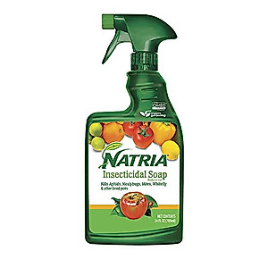Natria 706230A Insecticidal Soap Organic Miticide, 24 oz, Ready-to-Use