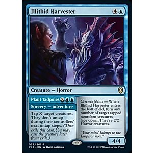 Magic: the Gathering - Illithid Harvester // Plant Tadpoles (076) - Battle for Baldur's Gate