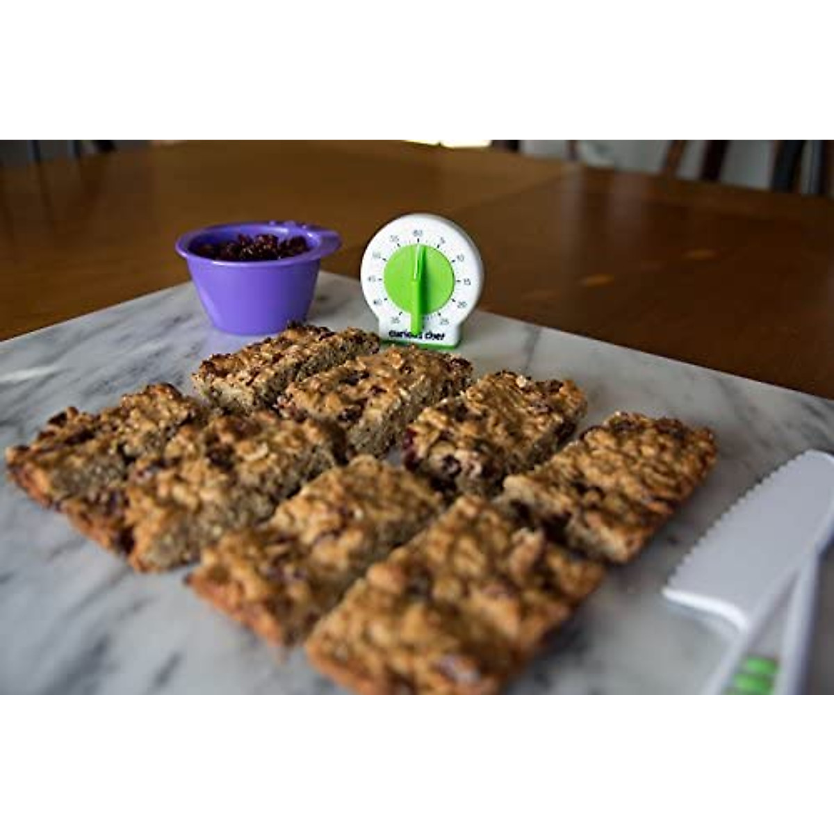 Curious Chef 60-Minute Kitchen Timer for Kids, Dishwasher Safe, Made with BPA-Free Plastic, Real Kitchen Tool