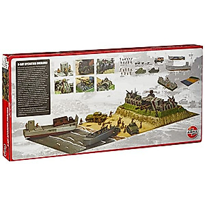 Airfix D-Day Operation Overlord 1:76 WWII Military Diorarama Plastic Model Kit Set A50162A, Multicolor