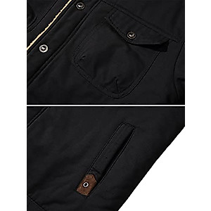 EKLENTSON Motorcycle Jacket for Men Windbreaker Outwear Casual Basic Cold Coats