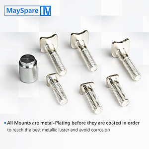 MaySpar 12V Winch Relay 250A Winch Solenoid Relay Contactor for ATV UTV Boat 4x4 Vehicles 1500-5000lbs with 6 Protecting Caps-Replacement Number 63070 62135 74900 2875714 70715