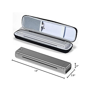 ItriAce Portable Printer, M08F Portable Printers Wireless for Travel, Bluetooth Inkless Thermal Printer for Phone and Laptop, Compatible with Android & iOS for Home, Office, School, with 1 Case