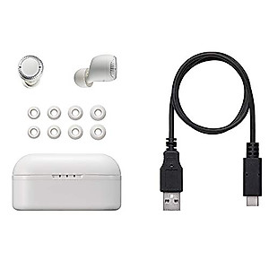 Panasonic True Wireless Earbuds | Bluetooth Earbuds|IPX4 Water Resistant | Small, Lightweight | Long Battery Life, Alexa Compatible | RZ-S300W (White)