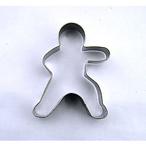 LAWMAN Kung Fu Karate Ninjabread man Cookie Cutter Fondant Baking Biscuit Fruit Cutter Set 5 pcs