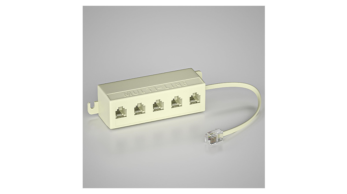 Goupchn 5-Way RJ11 Telephone Splitter for Landlines & Fax