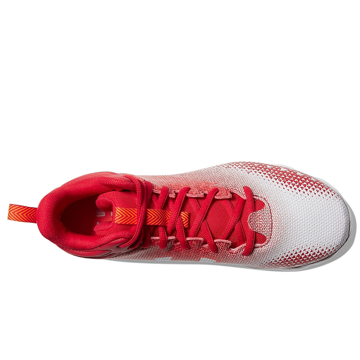 Under Armour Boy's Spotlight 3.0 Rubber Molded (Toddler/Little Kid/Big Kid) Red/White/Metallic Silver 4.5 Big Kid M