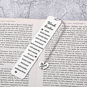 Employee Appreciation Gifts for Women Work Bestie Office Best Friend Bookmark Boss Lady Day Christmas Supervisor Leader Manager Colleague Leaving Retirement Thank You Farewell Going Away Men Her Him