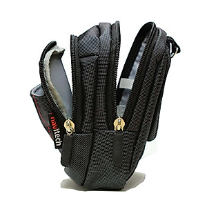 Navitech Black Compact Camera Case Compatible With COZPUZHAT Mini Kids Camera