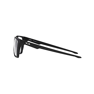 Oakley Men's Ox8058 The Cut Square Prescription Eyewear Frames, Satin Black/Demo Lens, 56 mm