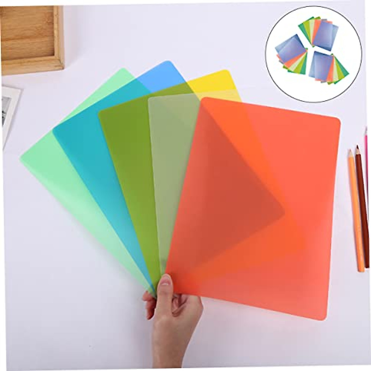 Tofficu 20pcs A4 Writing Pad Office Notepad Desk Notepad Server Note Pads Memo Pads Small Desk Pad Desk Blotter Protector Writing Scratch Pads Anti Scratch Writing Board Exam Board