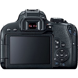 Canon EOS Rebel 800D / T7i DSLR Camera (Body Only), 64GB Memory Card, Case, Card Reader, Flex Tripod, Hand Strap, Cap Keeper, Memory Wallet, Cleaning Kit (Renewed)