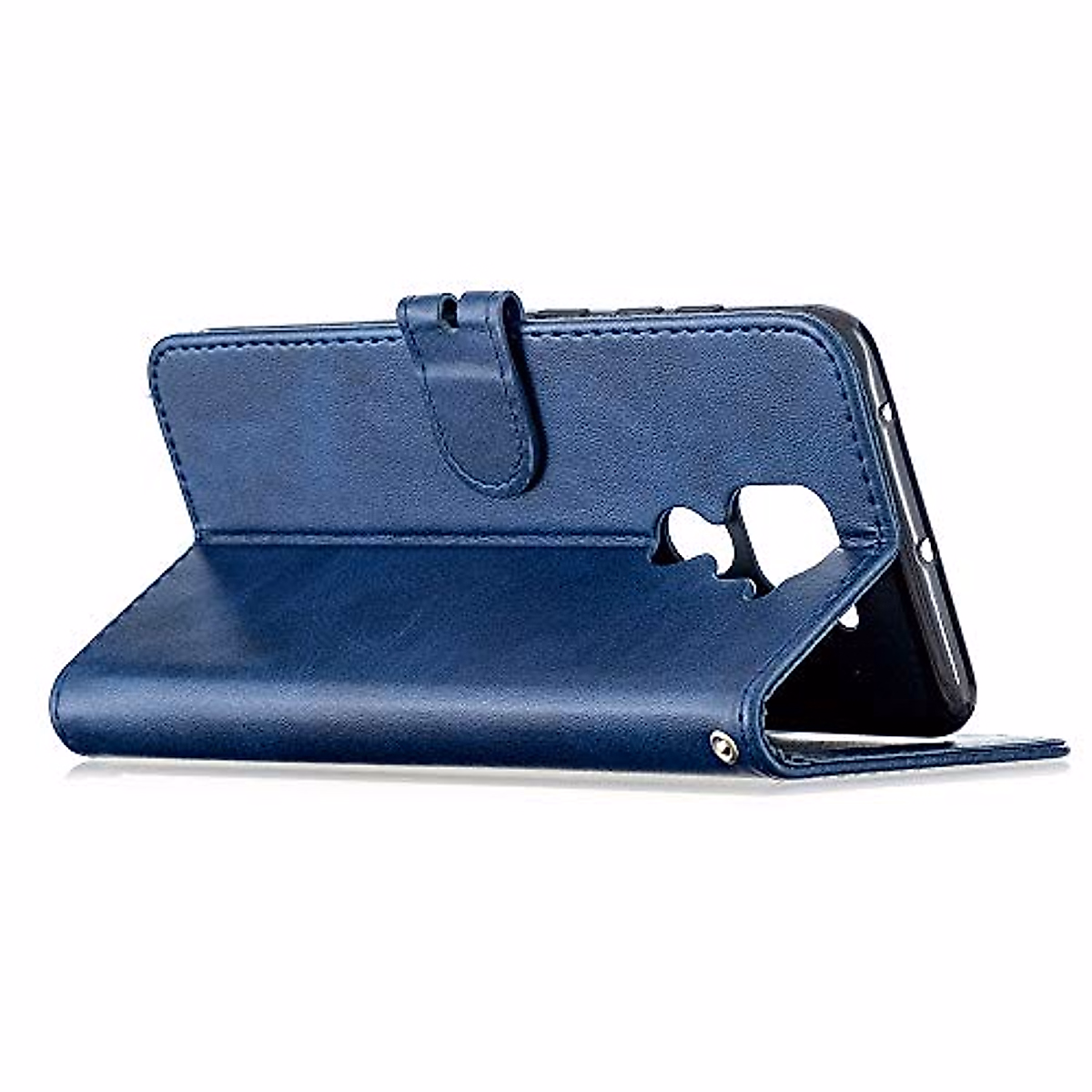 Asdsinfor Compatible with Xiaomi Redmi Note 9 Case Stylish PU Leather Durable Wallet Case Credit Cards Slot with Stand for Shockproof Flip Magnetic Compatible with Xiaomi Redmi 10X 4G Blue HXPU