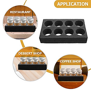 Cabilock 3Pcs Cup Holder Drink Packaging Tray take Out Cup Tray Drink Carry Tray Cup Drink Carry Holder car Stands sodas Drinks Food Tray for car Outdoor Cup Tray Tool Pearl Cotton Coffee