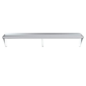 AmGood Stainless Steel Wall Shelf | Square Edge | Heavy Duty | Commercial Grade | Wall Mount | NSF Certified (14" Width x 72" Length)