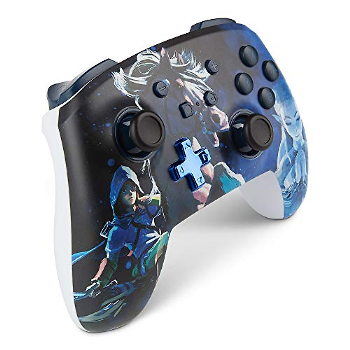 PowerA Enhanced Nintendo Switch Controller Wireless - Zelda Midnight Ride, Legend of Zelda Sworn Protector, tears of the kingdom, Rechargeable Pro Controller for Switch, Immersive Motion Control and Advanced Gaming Buttons