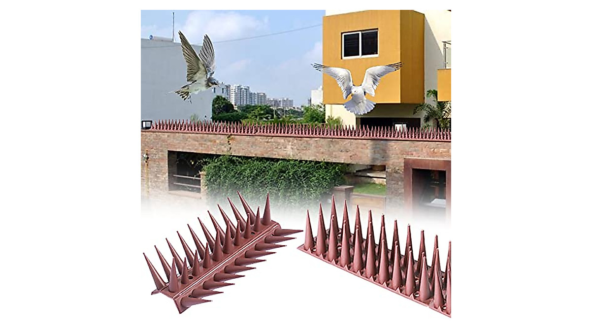 Buy Anti Bird Spike Strips Pack - 17 Feet Fence & Roof Deterrent