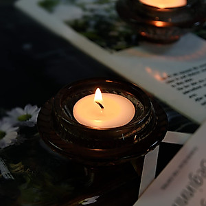 DEYBBY Natural Soy Wax Tealight Candles Bulk,100 Pack UnScented Tea Candle Set - 4 Hours Burning for Each