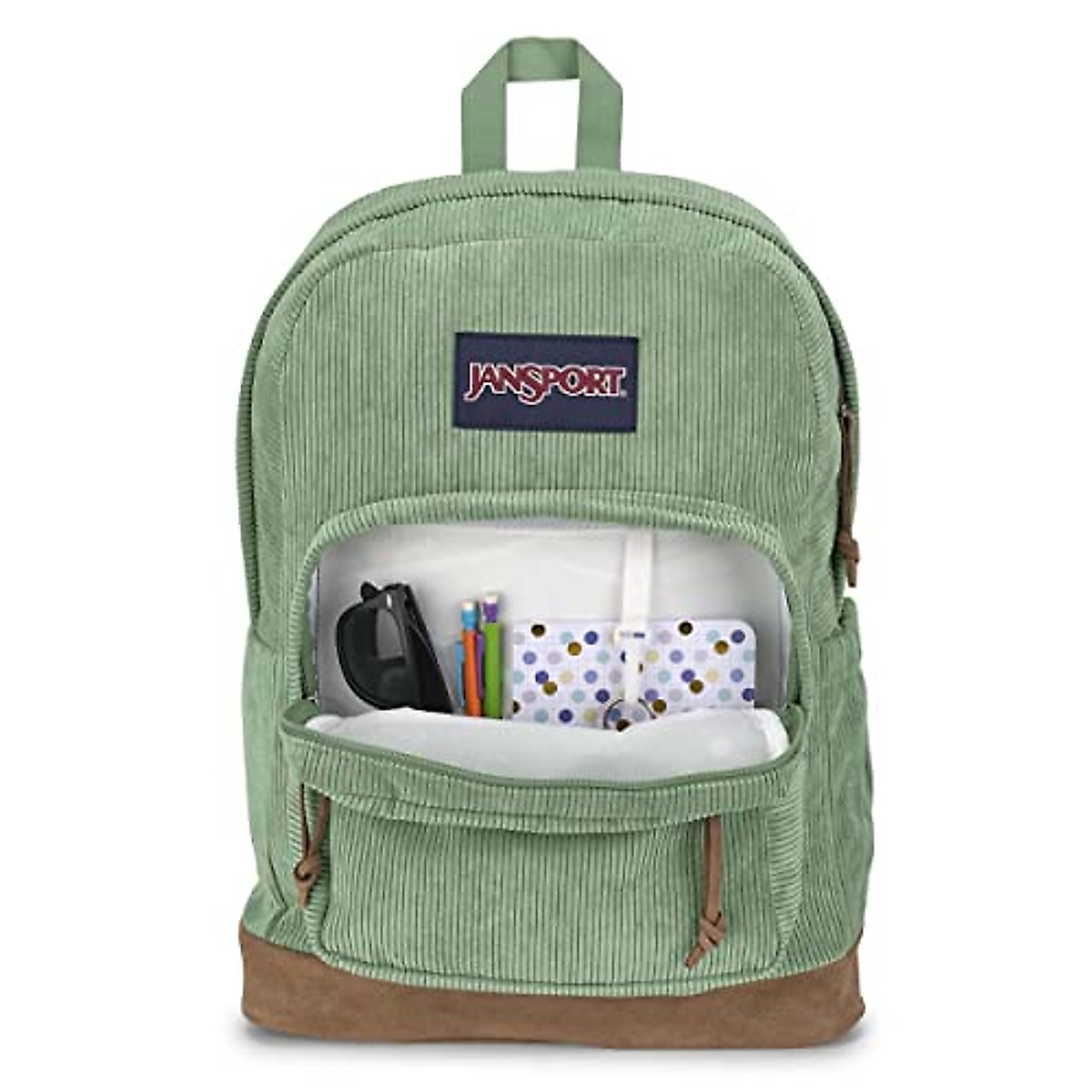 JanSport Right Pack Expressions Backpack - Travel, Work, or Laptop Bookbag - Loden Frost Corduroy