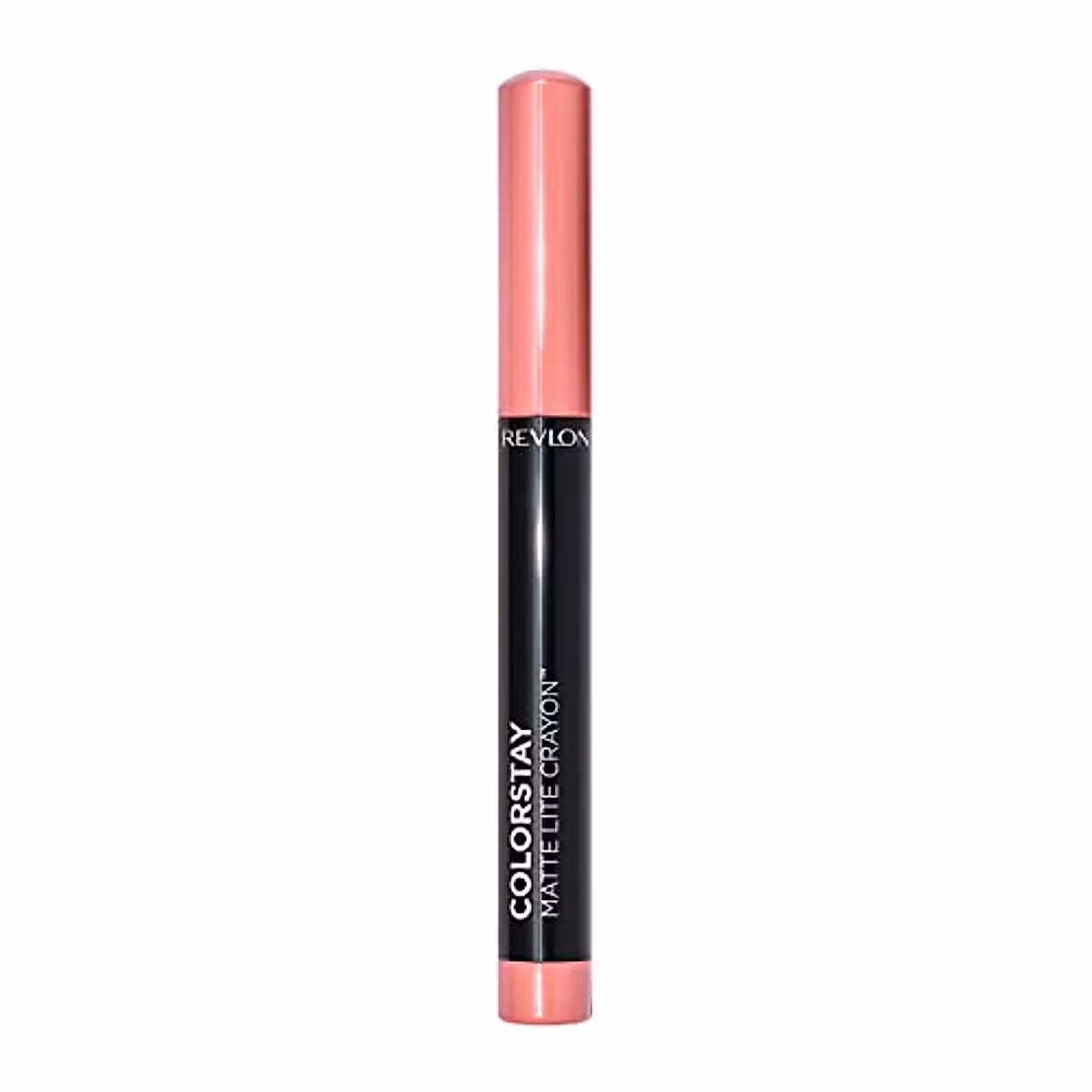 REVLON ColorStay Matte Lite Crayon Lipstick with Built-in Sharpener, Smudge-proof, Water-Resistant Non-Drying Lipcolor, 001 Tread Lightly, 0.049 oz