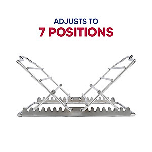 HIC Harold Import Co. Adjustable Baking Broiling Roasting Racks, Chrome Plated Steel Wire