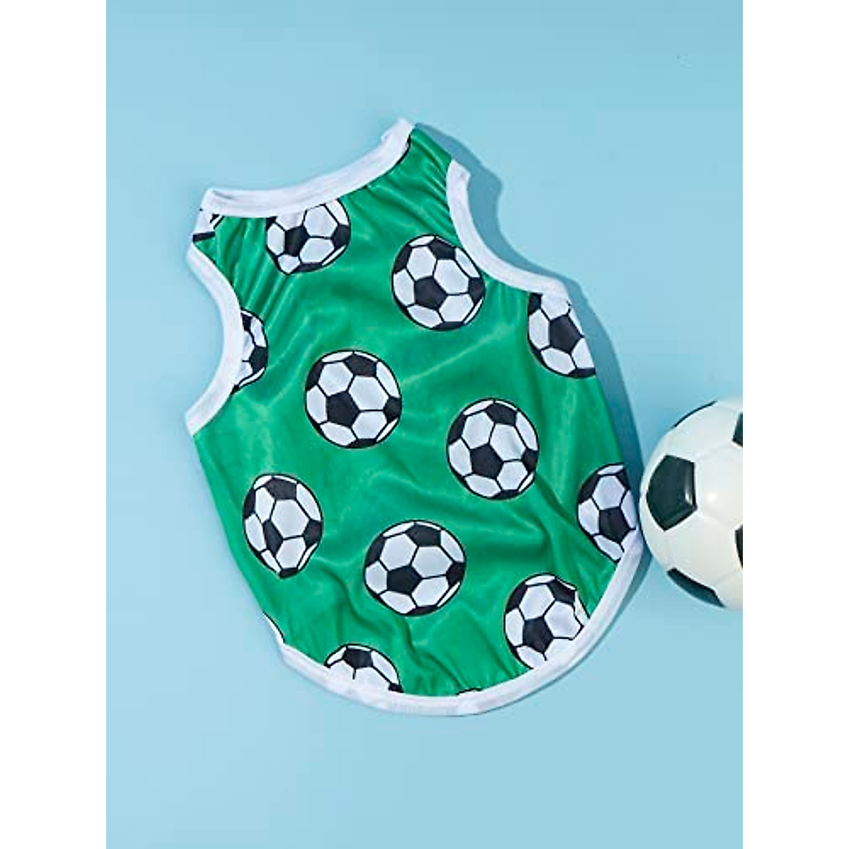 QWINEE World Cup Football Jersey Pet Tank Flag Uniforms Dog Vest Breathable Cat Tee Shirt for Small Medium Large Dog Puppy Kitten Green XS