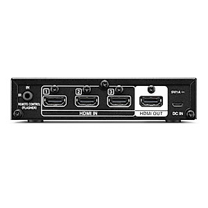Denon AVS-3BK 3-Port (3 In/1 Out) 8K HDMI Switcher (Black)