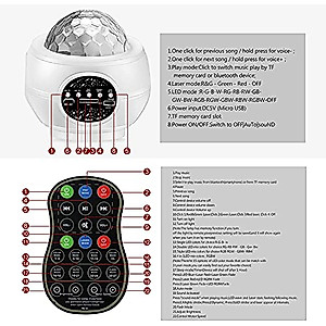 Star Projector Light,Star Galaxy Projector,with Bluetooth Speaker Remote Control,Galaxy Projector for Bedroom Adults,Starry Night Light Projector for Kids Adults Christmas Gift