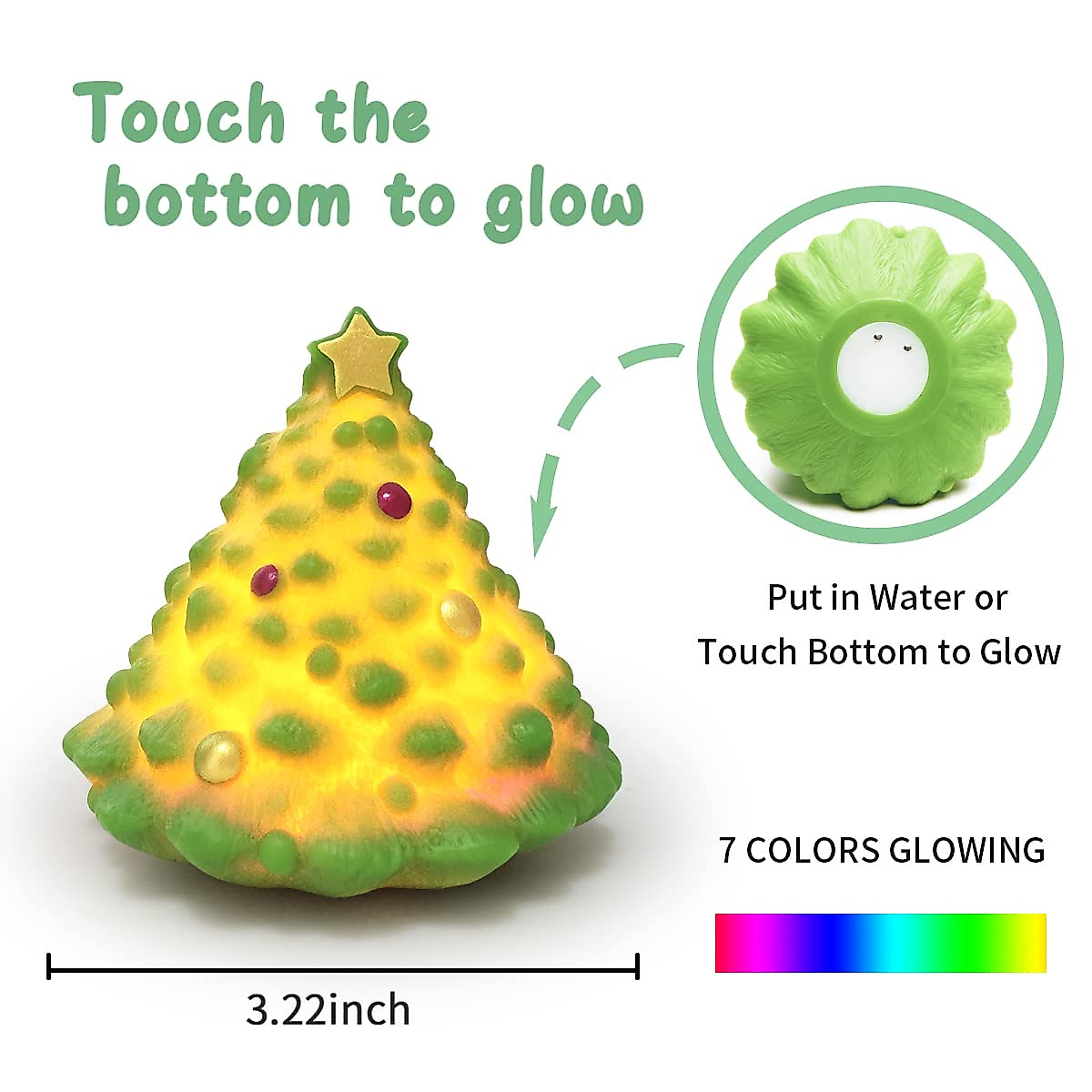 JOYIN Light Up Bath Toys 2023 Christmas 24 Days Countdown Advent Calendar for Kids Toddler LED Animal Floating Shower Pool Toys Set Xmas Gifts Christmas Party Favor