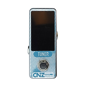 CNZ Audio Chormatic Tuner Guitar Effects Pedal with Large, Multi-Colored LED Display, True Bypass
