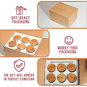 MGupzao Personalized Bridesmaid Glass Tumbler Set with Straw Bride to be 16 oz Can Shaped Coffee Cup Bachelorette Party Tumblers Bamboo Lid Iced Coffee Cup (6Pcs)