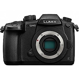 PANASONIC LUMIX GH5 Body 4K Mirrorless Camera, 20.3 Megapixels, Dual I.S. 2.0, 4K 422 10-bit, Full Size HDMI Out, 3 Inch Touch LCD, DC-GH5KBODY (USA Black) (Renewed)