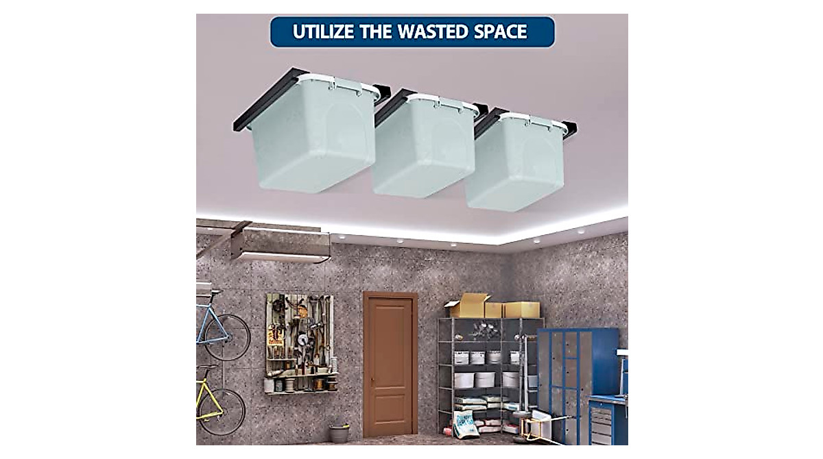 Talustool Overhead Bin Rack | Garage Storage Solution