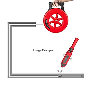 Pipe Locators, 30M/100Ft Pipe Blockage Detector, Handheld Waterproof Sensitivity Adjustable Wall Scanner, Pipeline Blocking Clogging Scanner for PVC Metal Water Pipes (40M)