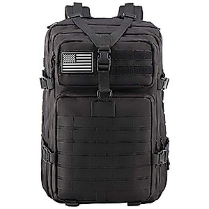 Military Tactical Backpack Daypack Molle Bag 3 Day Assault Pack Bug Out Bag Men 45L Large