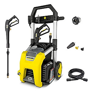 Karcher K1700 1700 PSI 1.2 GPM TruPressure Electric Pressure Washer - 2125 Max PSI Power Washer with 3 Nozzles for Cleaning Cars, Siding, Driveways, Fencing, & More