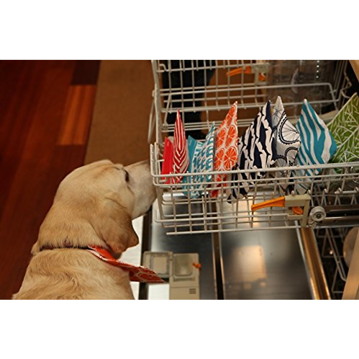 Lunchskins Reusable 2-Pack Bag Set, Navy Numbers (1 Sandwich + 1 Snack)